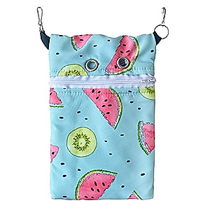 Waterproof composite Fabric Sugar Glider Bonding Carry Pouch Portable Small Animal Carrier Bag Small Animal Bonding Crossbody Strap for Hamster Rat Gerbil Other Small Pet Sleeping Bag With Vent (Blue)