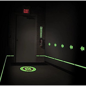 INCOM Manufacturing: 4" Vinyl Arrow, "Glow-In-The-Dark", (Roll of 100)