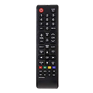 AA59-00666A Replaced Remote fits for Samsung TV UN32EH4003V UN40ES6003F LH32HDBPLGA UN32EH4003FXZA UN39EH5003FXZA UN60EH6003FXZAHH01 H32B H40B H46B LH32HDBPLGA/ZA LH40HDBPLGA/ZA UN40H5003