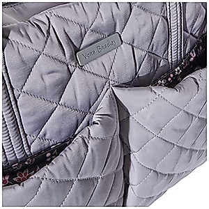 Vera Bradley Women's Performance Twill Ultimate Baby Diaper Bag, Tranquil Gray, One Size