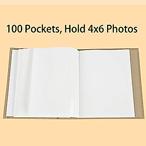 WLC Mini 4x6 Photo Albums 100 Pockets for Kids Girl Photo Album
