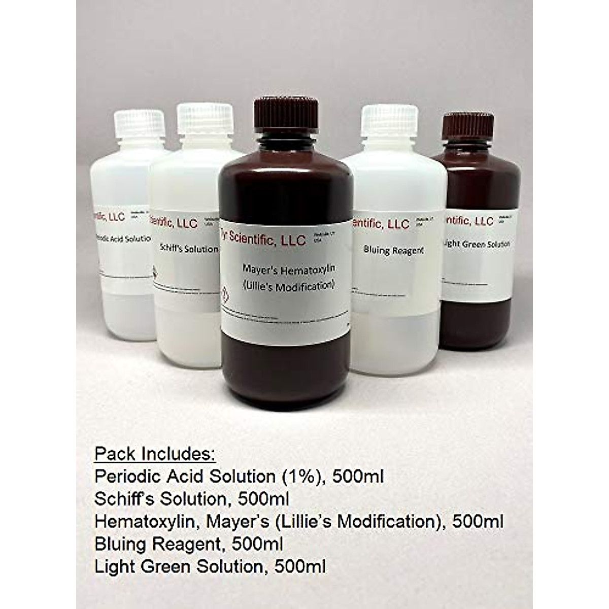 Periodic Acid Schiff (PAS) Stain Pack, 500ml