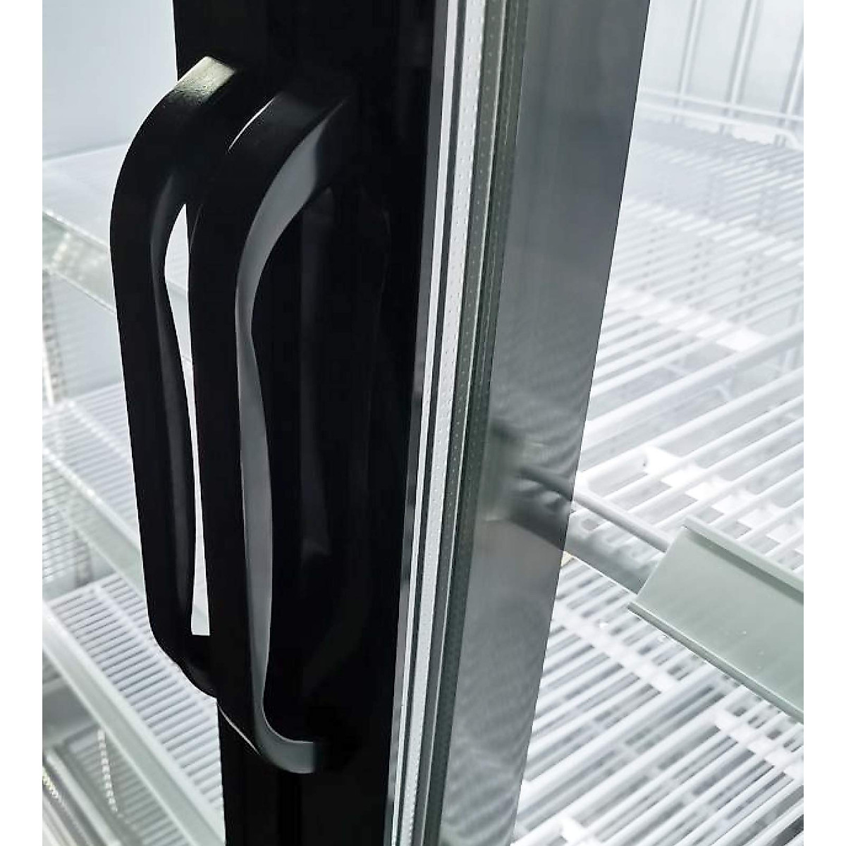 Vortex Refrigeration Commercial Grade Merchandiser Refrigerator with 3 Fog Resistant Glass Doors, 69 Cubic Feet, Black