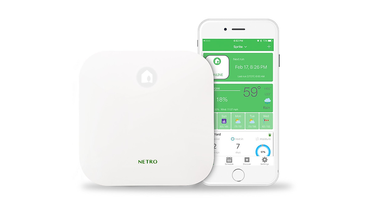 Netro Sprite Smart Sprinkler Controller - WiFi & Weather-Aware Irrigation