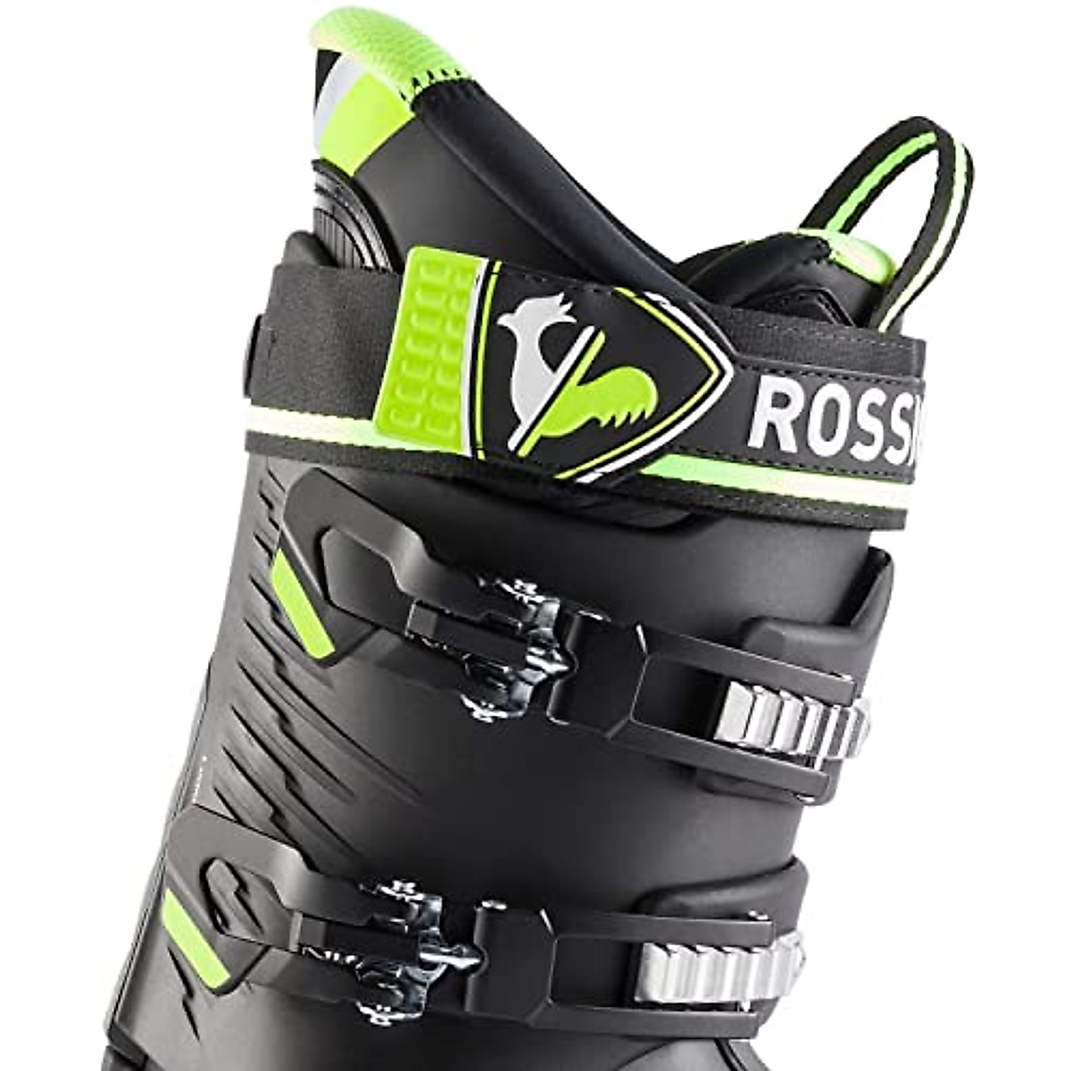 Rossignol Hi-Speed 100 Hv Boots, Color: Black Yellow, Size: 275 (RBL2130-275)