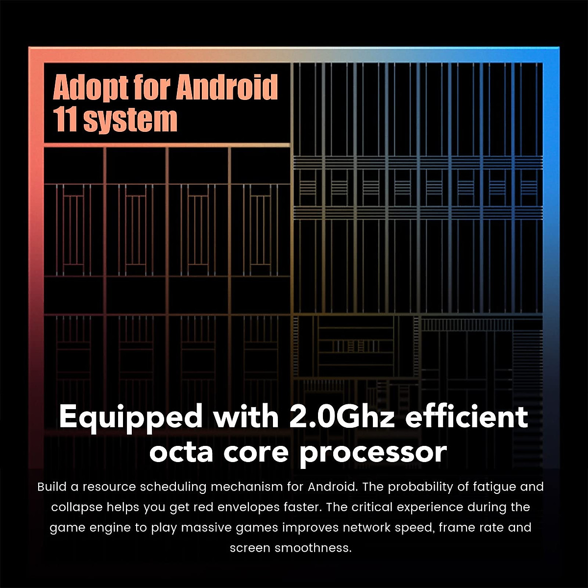 10.1 Inch Tablet for Android11, 4G Network Phone Call, 5G 2.4G WiFi Tablet PC, Octa Core 6G RAM 128G ROM, 8000mAh Battery, with Dual SIM Card Slot, Gifts for Kids (Gold)