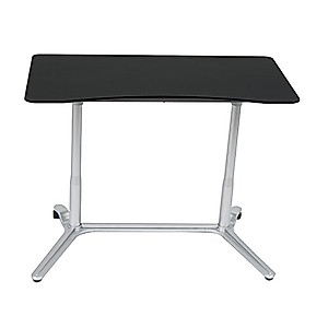 Calico Designs 51230 Sierra Height Adjustable Desk, Silver/Black 37.5 Inch