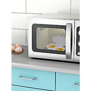 Egg Poacher, 2 Cavity Nonstick Poached Egg Maker with Lid Poached Egg Maker Microwave Eggs Round Poached Eggs Egg Maker Easy to Use Breakfast Egg Cookware EggsSteamer for Home Breakfast