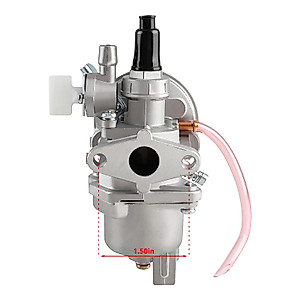 AUTOKAY Carburetor for COOLSTER QG50 DB49A 2 Stroke Pocket Bike Carb 49cc MTA1 MTA2 CA14