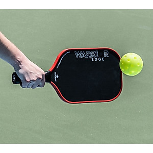 Diadem Warrior Edge Pickleball Paddle | Etched Carbon Face for Max Spin, 16mm Aero Guard, Comfort Max Grip, 16mm Honeycomb Core, Midweight 8oz | Indoor/Outdoor | USAPA Approved