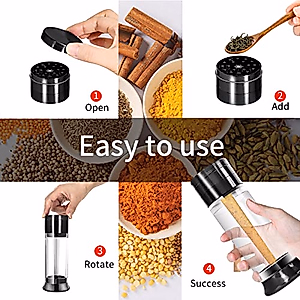 Herb Grinder All-in-one, Kitchen Spice Grinder, Black