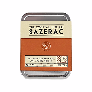 The Cocktail Box Co. Sazerac Cocktail Kit - Premium Cocktail Kits - Make Hand Crafted Cocktails. Great Gifts for Him or Her Cocktail Lovers (1 Kit)