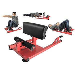 X-Factor 3 in 1 Sissy Squat Multi Function Machine Ultimate Home Gym Leg Extensions Abdominal Exercises Sit Ups Push Ups Deep Squat Workout Strength Training