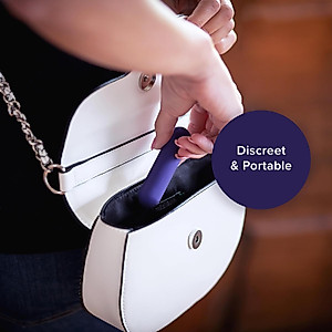 plusOne Bullet Vibrator for Women - Mini Vibrator Made of Body-Safe Silicone, Fully Waterproof, USB Rechargeable - Personal Massager with 10 Vibration Settings