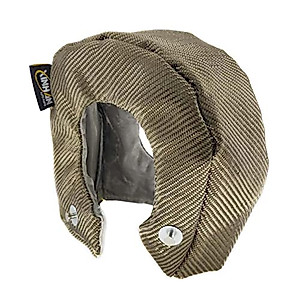 T4 Turbocharger heat shield cover Titanium Fiber Turbo Blanket Inner high silica cloth and stainless steel knitted wire mesh inner liner