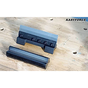 KASTFORCE KF5012 6 Inch 150 mm Vise Mount Metal Brake Bender Attachment Bending Max Capacity 14 Gauge 2mm Mild Steel 1/8" Aluminum