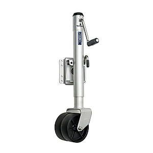 Fulton XPD15L0101 Swivel Trailer Tongue Jack, Dual Wheel - 1500 Lbs. Capacity, Steel