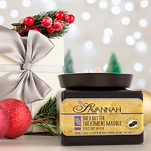 Savannah Hair Therapy Hair Mask for Damaged Hair with Shea Butter & Keratin – Hydrate, Repair & Rejuvenate with Deep Moisture Treatment for Dry, Damaged, and Curly Hair