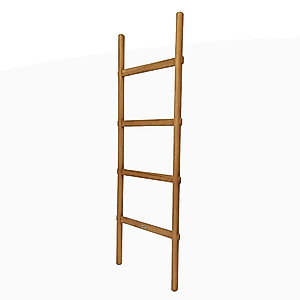 Asta Spateak Select Towel Ladder, Solid Teak 4-Bar Towel Ladder, ST-86 (60")