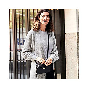 Skip Hop Adjustable Greenwich Easy-Access Convertible Hip Pack, Vegan Leather, Black, One Size(Pack of 1)