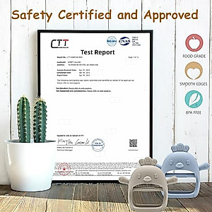 Baby Teething Toys by Komfy LilLove | Non-Toxic Infant Toys 0-6 6-12 Months | CPC Certified Teething Mitten | No Drop Teether for Baby Teething Relief | Baby teether Toys | Teething Pacifier