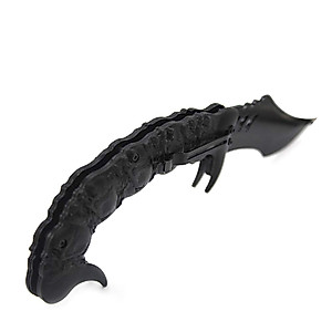 Snake Eye Everyday Carry Scorpion Style Ultra Smooth One Hand Opening Folding Pocket Knife - Ideal for Recreational Work Hiking Camping (Silver)