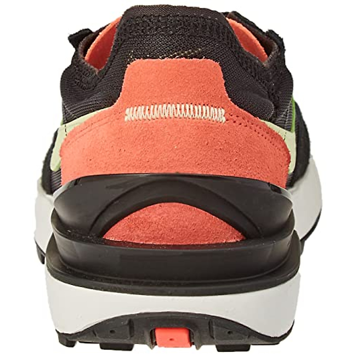 Nike Waffle One Women's Athletics Track Shoe, Black/Lime Ice/Magic Ember, 6 M US