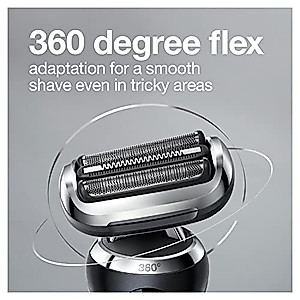 Braun Electric Razor for Men, Series 7 7085cc 360 Flex Head Electric Shaver with Beard Trimmer, Rechargeable, Wet & Dry, 4in1 SmartCare Center and Travel Case