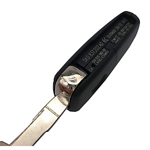 Flip Folding Car Key Fob Case Shell Fit for VW Volkswagen GTI Jetta Eos Golf Replacement Keyless Entry Remote Control Key Fob Cover Housing (1)