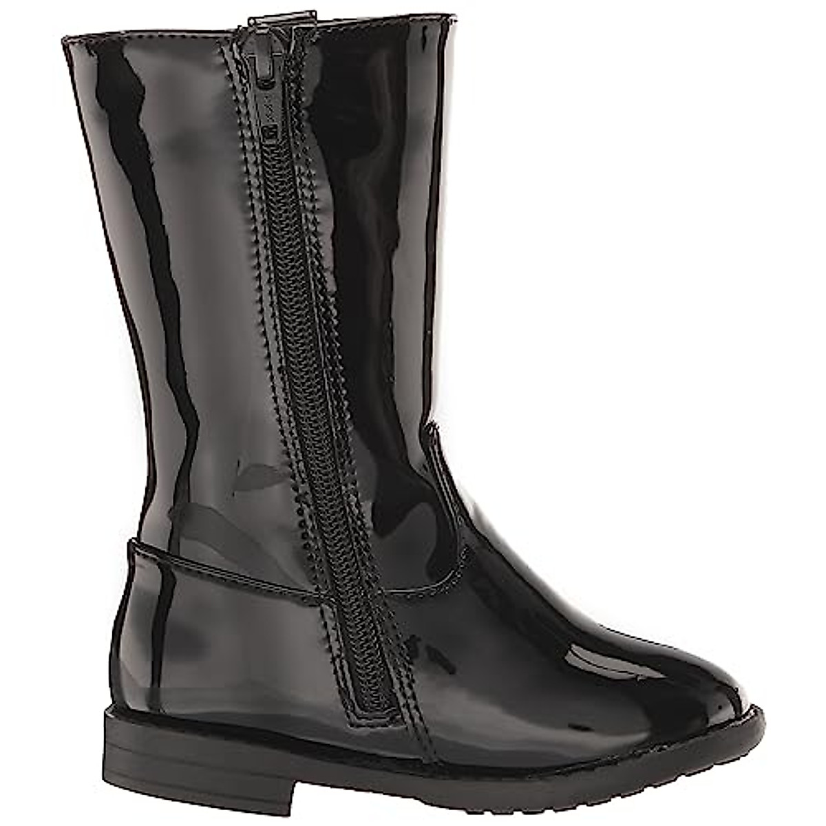 Gymboree Girls And Toddler Classic Cowgirl Tall Riding Western Boot, Black, 2 Big Kid US