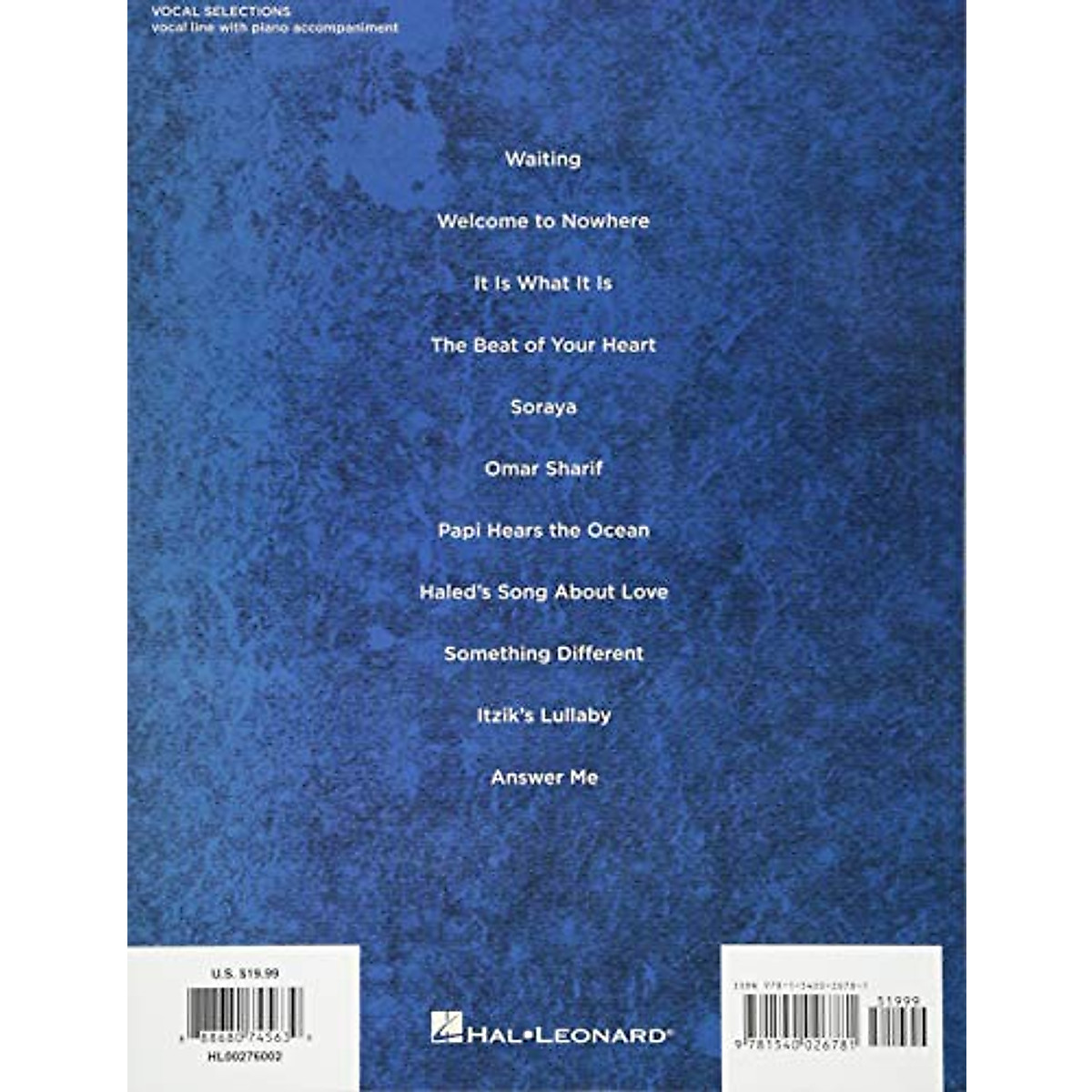 The Band's Visit: A New Musical - Vocal Selections