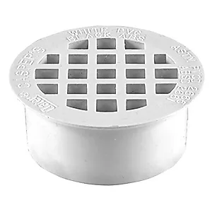 Oatey 2 in. PVC Snap-In Drain White