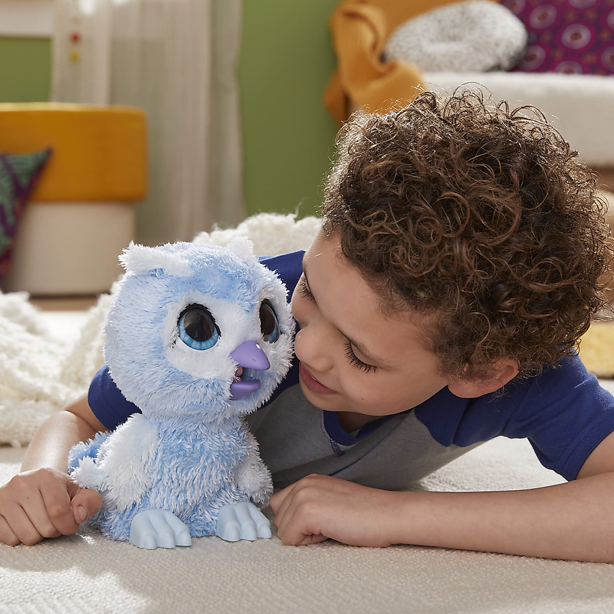 furReal Lil’ Wilds Owlen The Owl Toy, Electronic Pets, with 35+ Sounds and Reactions, Interactive Toys for 4 Year Old Girls and Boys and Up