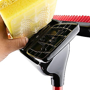 Libman Commercial 3959 Big Gator Mop with Brush Refill, Synthetic and Cellulose, 11" Wide Sponge, Yellow (Pack of 6)