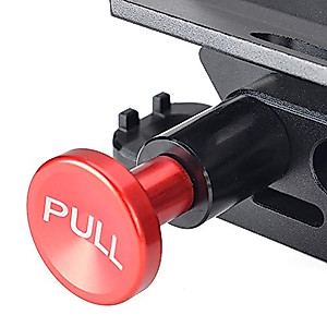 Quick Release Aluminum Fire Extinguisher Holder Mount Bracket Roll Bar Mount Bottle Holder Adjustable for Wrangler TJ JK JL JKU UTV Polaris RZR Ranger (Black)