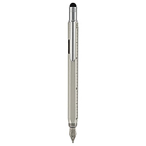 Monteverde USA One Touch Tool Pen, Fountain Pen, Silver (MV35233)