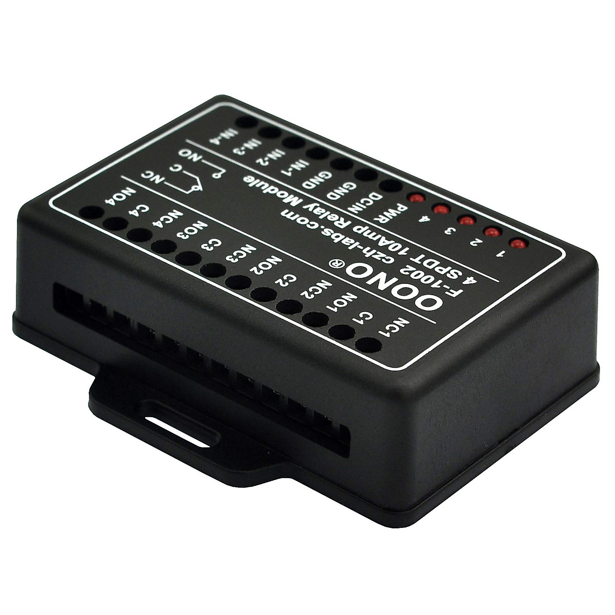 4 SPDT 10Amp Power Relay Module for Raspberry Pi etc IoT Project, DC5V Version