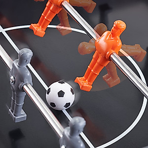 TRINITY 80 Quart Beverage Cooler and Ice Chest with Foosball Table Top and Bottle Opener, Rolling Cart and Storage Shelf, Detachable Tub, 96 Can Capacity, includes Protective Cover, Charcoal Gray