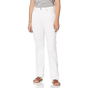 NYDJ womens Barbara Boot-cut Jeans, Optic White, 12 US