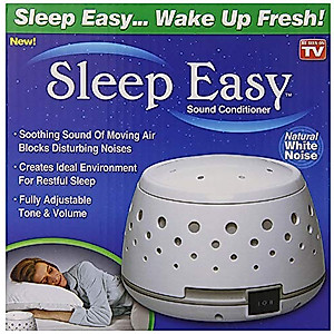 White Noise Sound Machine - Real Fan Sleep Aid, Noise Cancelling for Office Privacy, Home, Baby & Adults - Portable, Travel Friendly Sleep Machine