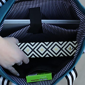 Brooke & Jess Designs Mommy Bag for Hospital - Mama Bear Mom Tote Bag - Mom Bags for Women, Maternity Gift Bags for Mamas (Mama LouLou Teal)