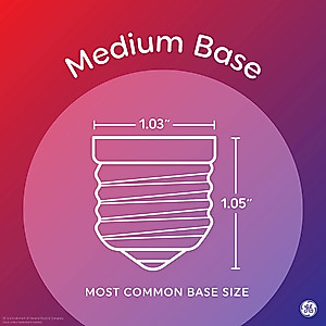 GE Vintage Style LED Light Bulb, 40 Watt, Amber Finish, PS52 Large Pear Shaped Bulb (1 Pack)