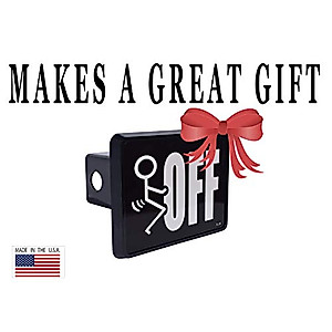 Funny F Off Screw Off Trailer Hitch Cover Plug Gift Idea Car Truck