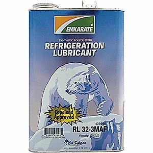 Nu-Calgon 4314-66 Emkarate RL32-3MAF Polyol Ester Refrigeration Lubricant, 1 Gallon, 150 SUS Viscosity