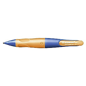 STABILO Ergonomic Mechanical Pencil EASYergo - Right-Handed - Ultramarine/Neon Orange