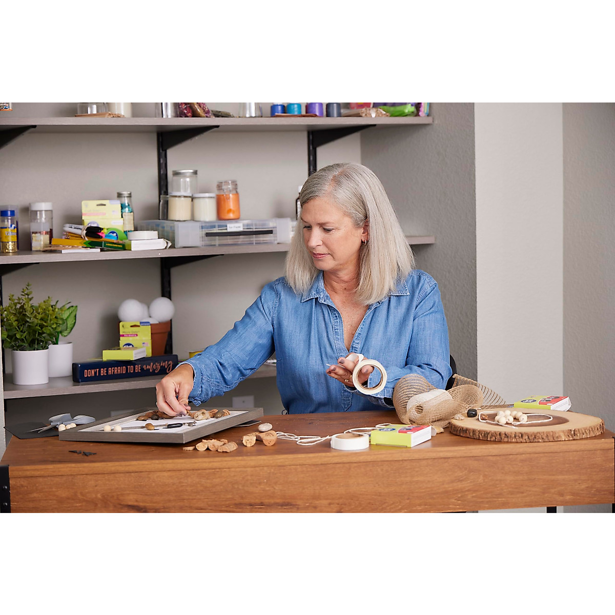 Glue Dots, Clear, Double-Sided Craft Dots, 1/2, Roll of 200 (08165E)