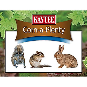 Kaytee Corn A Plenty Treat Seed Cake Food for Wild Squirrels, Chipmunks, Rabbits & Other Backyeard Wildlife, 2.5 Pounds