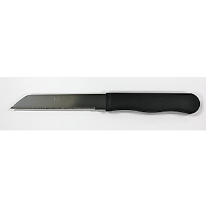 fixwell Germany 12 Piece Set of Kitchen Knives - Sharp Stainless Steel Chef Knife Set with sharp blades & ergonomic handle - BLACK Color