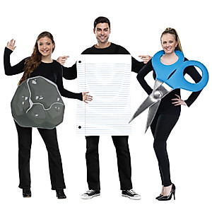 Fun World Rock, Paper, Scissor Adult Costume Set