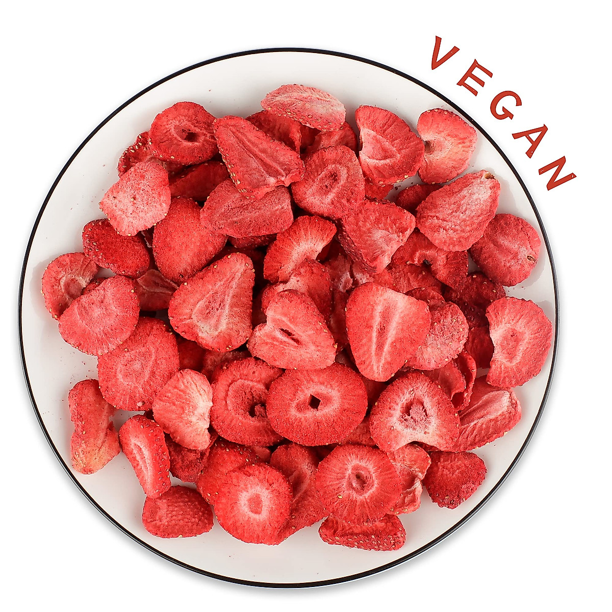 ONETANG Freeze-Dried Fruit Strawberry, 10 Pack Single-Serve Pack, Non GMO, Kosher, No Add Sugar, Gluten free, Vegan, Holiday Gifts, Healthy Snack 0.35 Ounce